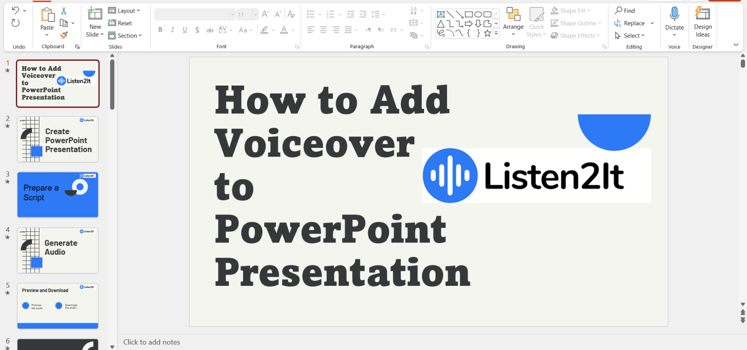 How To Add Voiceover To Powerpoint Slides